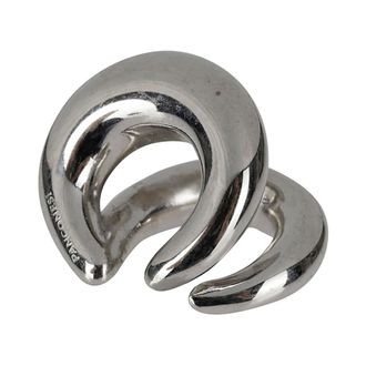 Panconesi unisex, Accessoires, Gris, Taille: ONE Size Boucle dOreille Sculpt&eacute;e Hoop