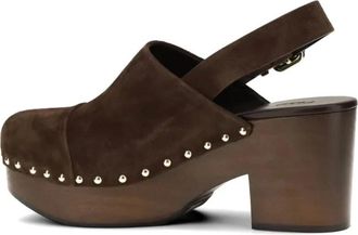 Chlo&eacute; Femme, Chaussures, Brun, Taille: 41 EU Clogs