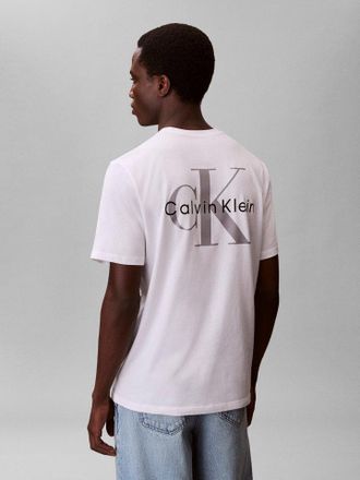 Calvin Klein Jeans T-Shirt Rundhalsausschnitt, Regular Fit, gro&szlig;er R&uuml;ckendruck