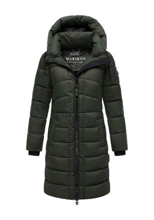 Marikoo Damen Wintermantel Kaltn&auml;schen mit abnehmbarer Kapuze