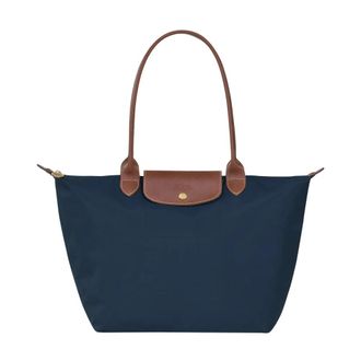 Longchamp Femme, Sacs, Bleu, Taille: ONE Size Le Pliage Original Bolso de hombro L