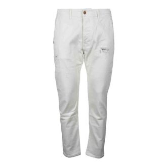 Daniele Alessandrini Graue Baumwoll Elasthan Jeans - - Jeans - Herren - Wei&szlig; - W31