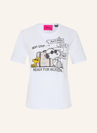 Frog Box Frogbox T-Shirt Mit Schmucksteinen weiss