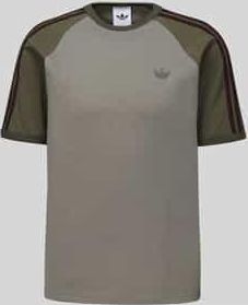 adidas Originals T-Shirt aus Leinen mit Raglan&auml;rmeln