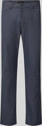 Bugatti Straight Fit Hose aus Baumwoll-Mix Modell Yarn