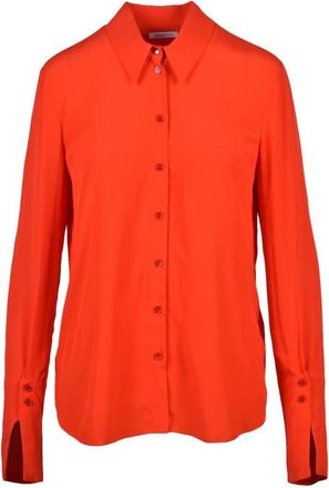 Patrizia Pepe Voile Hemd 100% Viskose - - Blouses & Shirts - Damen - Orange - M