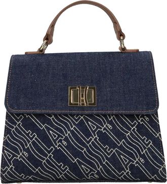 Alviero Martini 1A Classe Femme, Sacs, Bleu, Taille: ONE Size Sac Ld04 9888Jeans