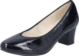 Rieker Damen Pumps mit runder Zehenform und Blockabsatz 44650, Gr&ouml;&szlig;e:39 EU, Farbe:Mehrfarbig