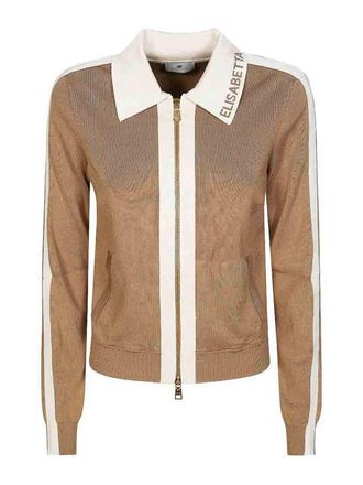 Elisabetta Franchi Pull Col Rond - Gris