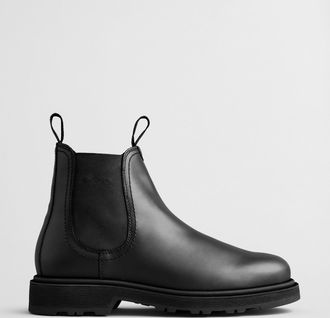 GANT Herren Blisdor Chelsea Boot aus Leder (40) Schwarz
