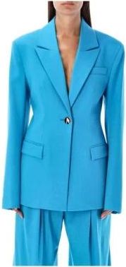 The Attico Femme, Vestes, Bleu, Taille: 34 FR Blazer crois&eacute;