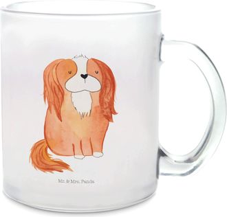Mr. & Mrs. Panda Teetasse Hund Cavalier King Charles Spaniel - Geschenk, Hundemama, Wauwau, Spruch, Haustier, Teeglas, Tierliebhaber, sch&ouml;nster Hund