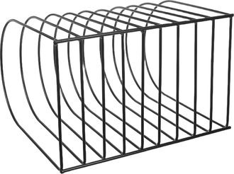 Artibetter IWOWHERO Halbrundes Schreibtisch B&uuml;cherregal aus Metall Gro&szlig;es Desktop Aufbewahrungsregal f&uuml;r Homeoffice und Studentenwohnheim Stabiles B&uuml;roregal zur 