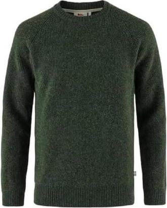 Fj&auml;llr&auml;ven Homme &Ouml;vik Rib Sweater, Deep Forest, S
