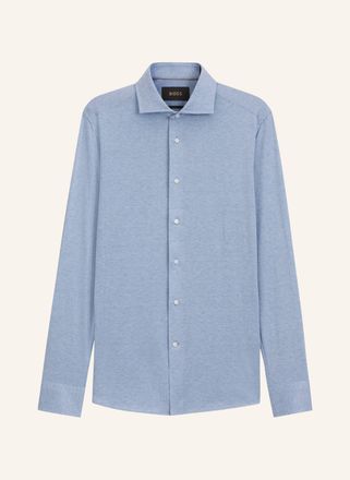 HUGO BOSS Hemd L-Hays-Spread-c1-243 Slim Fit blau