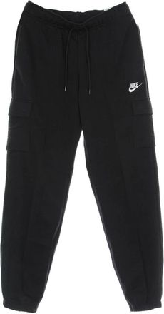 Nike Essentielle Fleece Cargo Hose - - Sport - Damen - Schwarzk - L