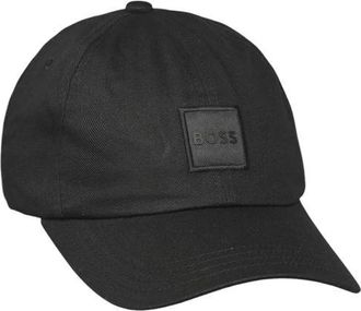 HUGO BOSS Homme, Accessoires, Noir, Taille: ONE Size Chapeau Visi&egrave;re en Coton Noir Collection
