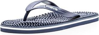 Revs Lights - Tongs de massage r&eacute;flexologie pour hommes et femmes, Bleu nuit 40/41EU (&Eacute;tiquette 41)