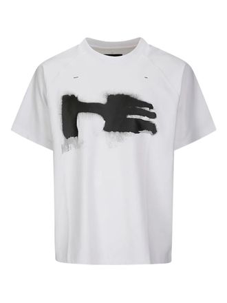 Heliot Emil t-shirt à imprimé graphique - Blanc