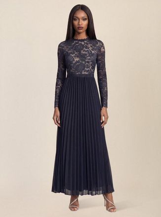 Apart Abendkleid Spitzenkleid mit Plissee-Rock