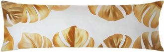 Generic Seitenschl&auml;ferkissen Bezug Orange Farbe Kissenbezug 40x120cm Beige Samt Kopfkissenbezug mit Unsichtbarer Rei&szlig;verschluss, Schlafkissen Seitenschl&auml;fer K