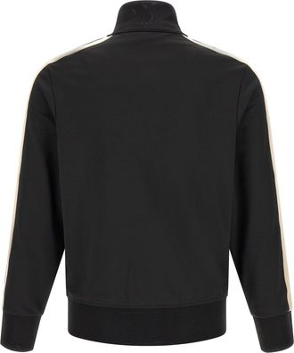 Palm Angels Track-Stripe Technical Sweatshirt - Black