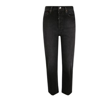 Re/Done 70s Stove Pipe Jean - - Jeans - Damen - Schwarzk - 8XL