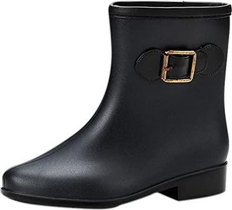 Generic Bottes dext&eacute;rieur en caoutchouc pour femme travail imperm&eacute;ables pluie la mode Confortable Antid&eacute;rapant Chaussures Compris Semelle int&eacute;rieure Isolation