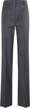 Max Mara Femme, Pantalons, Gris, Taille: 34 FR Wide Pantalons