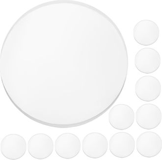 NUOBESTY 12st&uuml;cke Transparente Tischaufsteller F&uuml;r Glastische Abstandshalter Anti-abstandshalter Transparente Tischpuffer D&auml;mpfer F&uuml;r Glasabdeckungen Saugnapf-