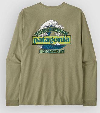 Patagonia Great Waves Responsibili- Longsleeve gumtree green