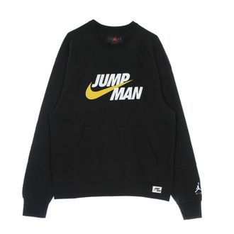Nike Jordan Leichtes Crewneck-Sweatshirt mit K&auml;ngurutasche - - Sport - Herren - Schwarzk - XL