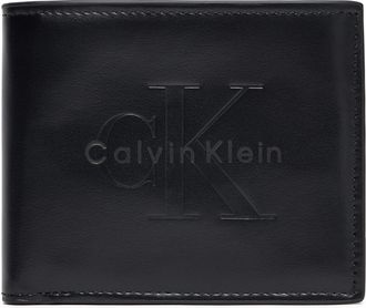 Calvin Klein Geldb&ouml;rse Calvin Klein Bold Billfold W/Coin LV04D1156G Schwarz