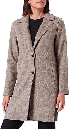 Only Femme Onlcarrie Bonded Coat Otw Noos Jacket, Caribou, M EU