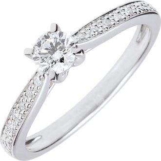 Edenly Ring Solitär Garlane 4 Krallen - 0.25 Karat