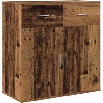 vidaXL Sideboard mit Schubladen Altholz 79 x 38 x 80 cm Holzwerkstoff Vidaxl