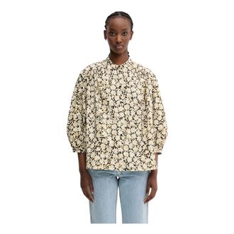Maison Kitsun&eacute; Maxi-&Auml;rmel-Shirt - - Blouses & Shirts - Damen - Mehrfarbig - S
