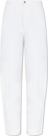 Christophe Lemaire Femme, Jeans, Blanc, Taille: W32 Pantalon Large en Denim