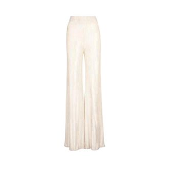 Balmain Wide Hosen - - Trousers - Damen - Wei&szlig; - XS