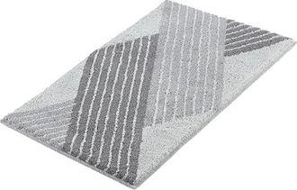 Kleine Wolke Badteppich Cross Anthrazit 60 x 100 cm