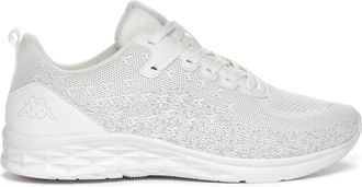 Kappa Unisex Logo ROSTIE Athletic Shoes, White-Grey LT, 37 EU