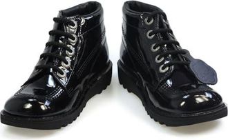 Kickers Kick Hi C, Bottes Classiques femme, Noir (Black Patent), 42 EU