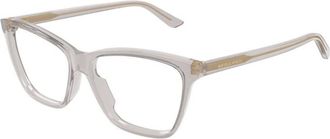 Bottega Veneta Femme, Accessoires, Gris, Taille: 55 MM Butterfly Optical Frame