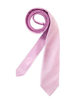 Ascot Herren Krawatte rosa Seide unifarben
