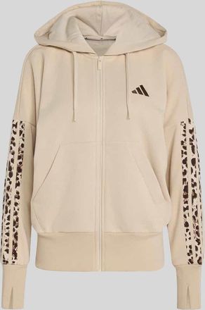 adidas Relaxed Fit Sweatjacke aus Baumwoll-Mix mit Logo-Stitching