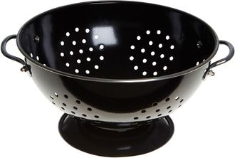 Premier Housewares Besteckkvasten, 5 Fach, Black Metal, Twist