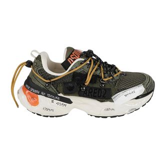 Dsquared2 Schnell Schn&uuml;r-Sneaker Low Top - - Shoes - Herren - Gr&uuml;n - 44 EU