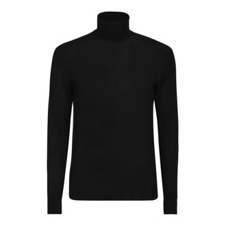 Dell'Oglio Rm16C High Neck Pullover - - Knitwear - Herren - Schwarzk - L