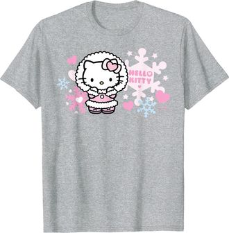 Hello Kitty Charmmy Love Hearts Winter-Valentinstag-Klassiker T-Shirt