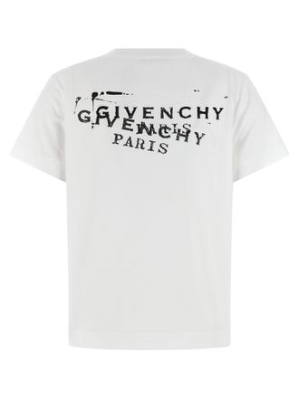 Givenchy Logo-Stamp Print T-Shirt - White